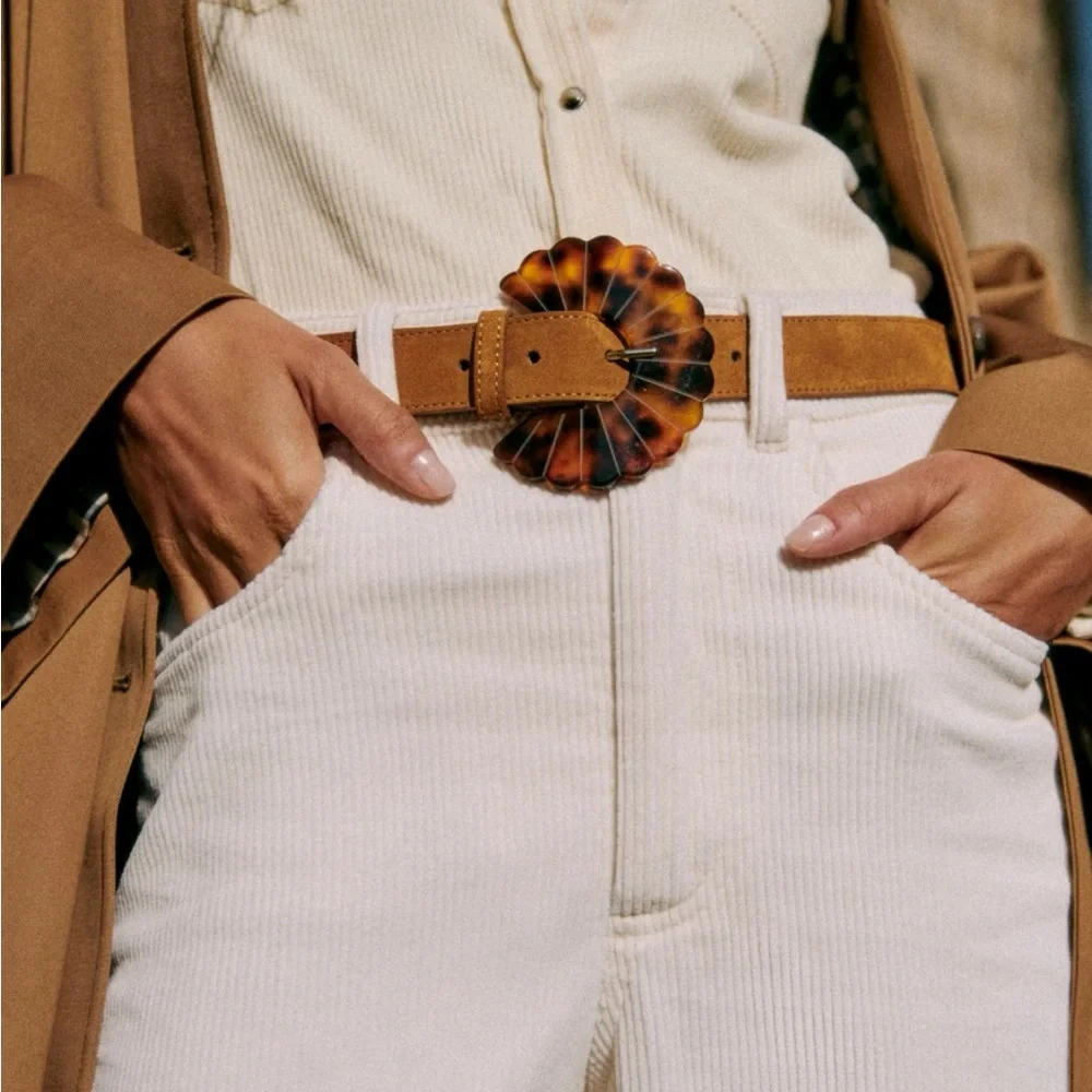 Sezane | Accessories | Sezane Sandy Belt In Tobacco | Poshmark